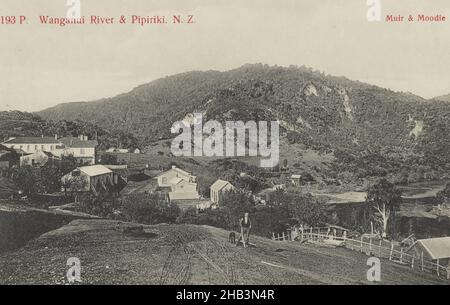 Wanganui River and Pipiriki, New Zealand photographic postcards Stock ...