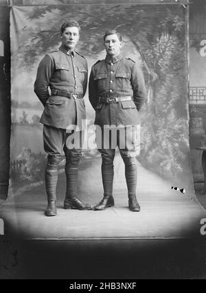 Gerald Gower (left) and Alfred Featherston Gower (right), 1917 ...