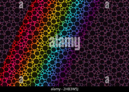 creative concept colorful dots background. Abstract dotted design for ...