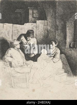 The Mother Seated in an Inn, mid 1600s. Cornelis Pietersz Bega (Dutch ...