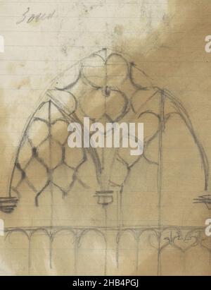 Maaswerk van de Nieuwe Kerk in Amsterdam. Page 67 From a sketchbook ...