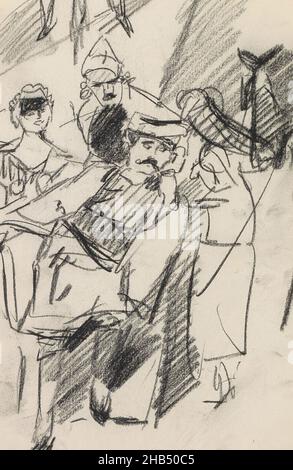 Group dressed figures, possibly circus artists, 1875 - 1934 Possibly a ...