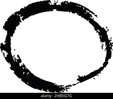 Grungy circle blob, blotch vector – Stock vector illustration, Clip art ...