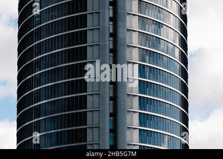 Madrid, Spain - December 5, 2021: PWC Tower in Cuatro Torres Business ...