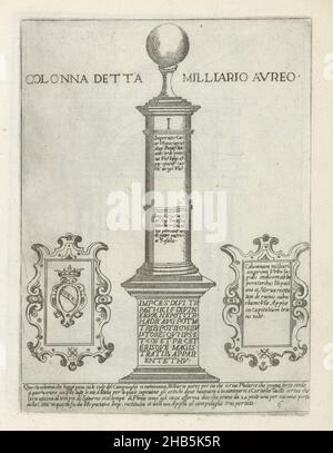 The Milliarium aureum; Colonna Detta Milliario Aureo; Modern and ...