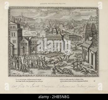 Simeon and Levi take Dina home, Harmen Jansz Muller, after Maarten van ...