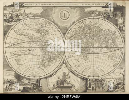 World Map in two Hemispheres (Bonne Projection), 1566 Stock Photo - Alamy