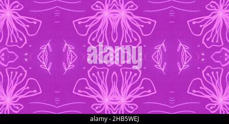 Hand drawn floral ethnic pattern. Seamless abstract batik print Stock ...