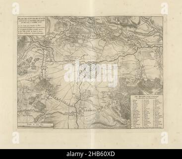 Map of the Siege of ATH, 1706, 1706 print Map of ATH, besieged and ...