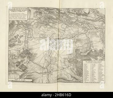 Map of the Siege of ATH, 1706, 1706 print Map of ATH, besieged and ...