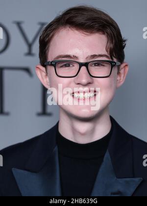 Lucas Barker arrives at the premiere of "The Tragedy of Macbeth" at the ...