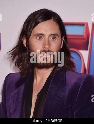 Jared Leto at the Sony Pictures' "Spider-Man: No Way Home" Los Angeles ...