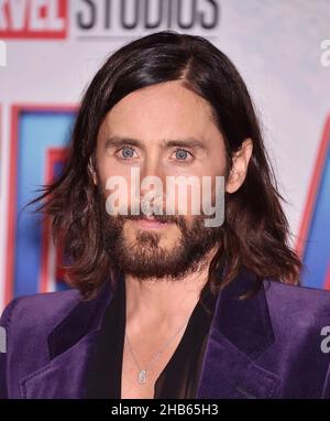 Jared Leto at the Sony Pictures' "Spider-Man: No Way Home" Los Angeles ...