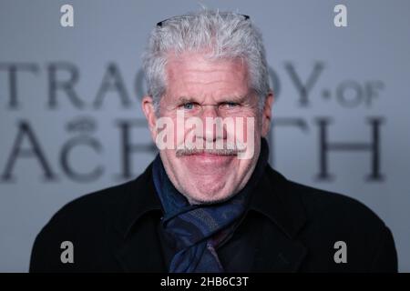 Ron Perlman arrives at the premiere of "The Tragedy of Macbeth" at the ...