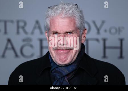 Ron Perlman arrives at the premiere of "The Tragedy of Macbeth" at the ...