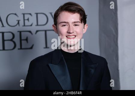 Lucas Barker arrives at the premiere of "The Tragedy of Macbeth" at the ...