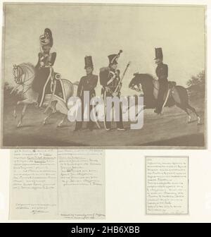 Watercolor of Dutch soldiers, 1831, 1900 - 1918 photograph Watercolor ...