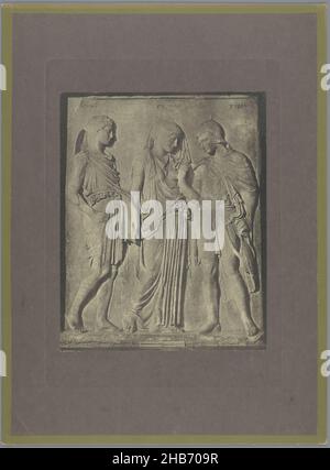 Relief with Hermes, Orpheus and Eurydice in the Museo Nazionale in ...