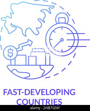 Developing countries concept icon Stock Vector Image & Art - Alamy