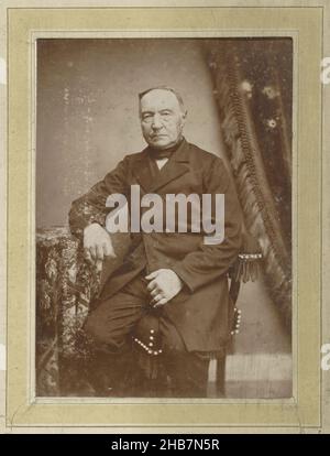Portrait of a man, This photo is part of an album., Theunisse & Labots ...