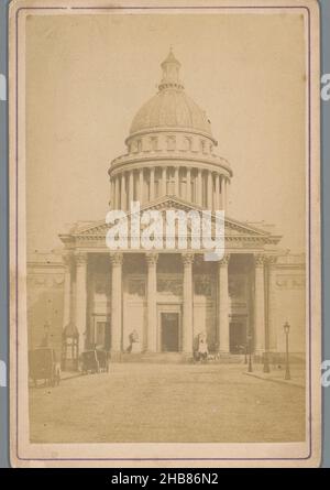 View of the Panthéon in Paris, Anonymous, 1890 - 1898 photograph This ...