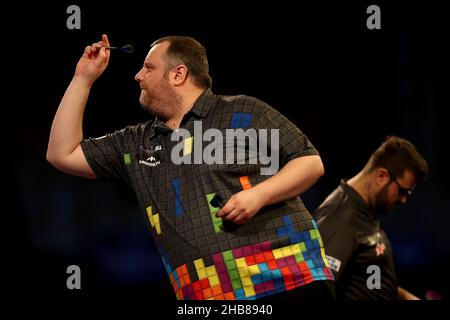 Ryan Joyce of England in action during his round 4 match against Luke ...