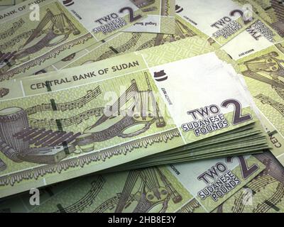 Money of Sudan. Sudanese pound bills. SDG banknotes. 20 pounds ...