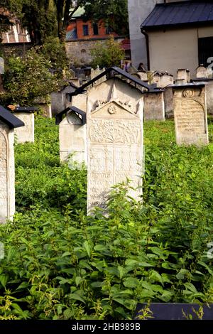 Poland, Cracow, Kazimierz, jews cementary Stock Photo - Alamy