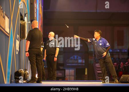 17th December 2021; Alexandra Palace, London, England: The William Hill World Darts Tournament ...