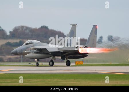 LN AF 86 175 U.S. Air Force McDonnell Douglas F-15C Eagle of the 493rd Fighter Squadron (Grim ...