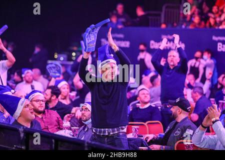 17th December 2021; Alexandra Palace, London, England: The William Hill World Darts Tournament ...