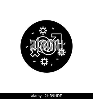 Venereology color line icon. Pictogram for web page, mobile app Stock ...