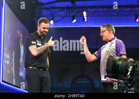 17th December 2021; Alexandra Palace, London, England: The William Hill World Darts Tournament ...