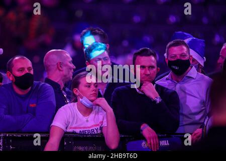 17th December 2021; Alexandra Palace, London, England: The William Hill World Darts Tournament ...