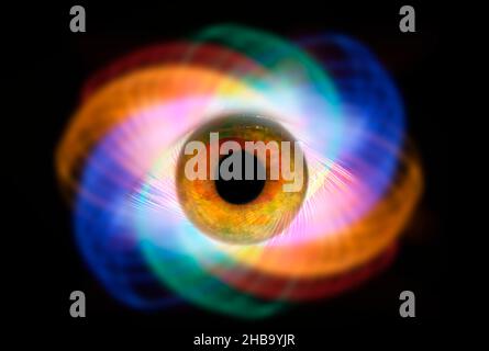 Observing subatomic particles, conceptual image Stock Photo - Alamy