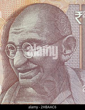 10 rupees banknote, Mahatma Gandhi, India, 2006 Stock Photo - Alamy