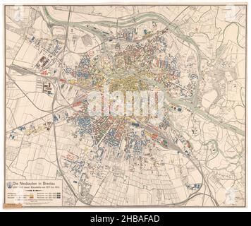Wrocław Map, Map of Wrocław, Old Map of Wrocław, Retro Map of Wrocław ...