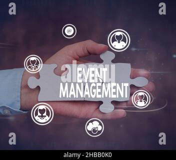 Conceptual caption Event Management, Business showcase Special Occasion ...