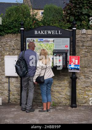 Bakewell Tourist Map Stock Photo - Alamy
