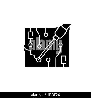 Soldering olor line icon. Pictogram for web page, mobile app, promo. UI ...