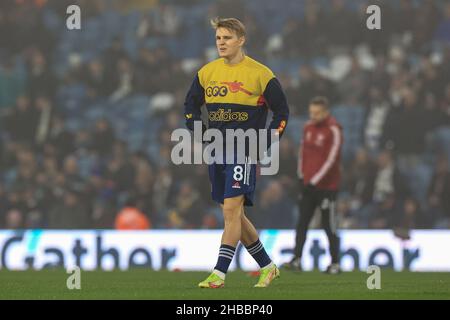Martin Ødegaard Of Arsenal during the Leeds United v Arsenal Premier ...