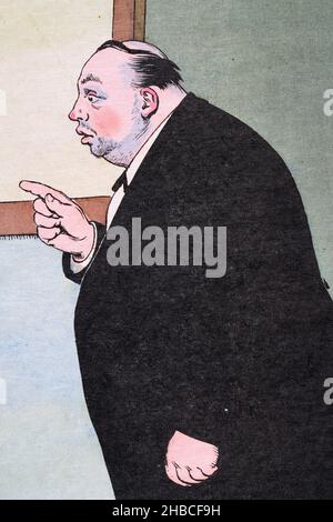 Vintage French cartoons by Henry Gerbault Stock Photo - Alamy