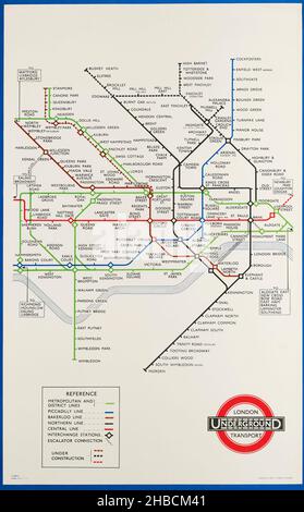 Harry Beck (Henry Charles Beck, 1902-1974) - UNDERGROUND MAP, 1933 ...