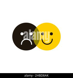 bipolar disorder color icon vector illustration Stock Vector Image ...