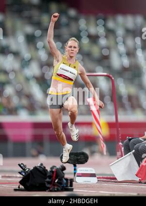 Neele Eckhardt participating in the Tokyo 2020 Olympic Games in the ...