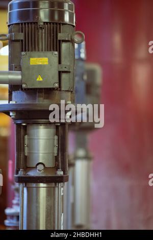 The broken valves leaking water and vapor Stock Photo - Alamy