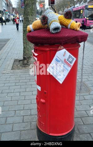 Christmas Post Box Topper Stock Photo - Alamy