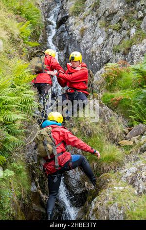 Outward Bound course in The Lake District, Cumbria Stock Photo - Alamy