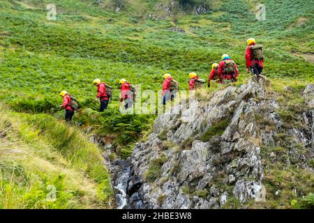 Outward Bound course in The Lake District, Cumbria Stock Photo - Alamy