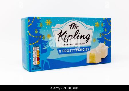 Mr Kipling 8 Frosty Fancies Stock Photo - Alamy